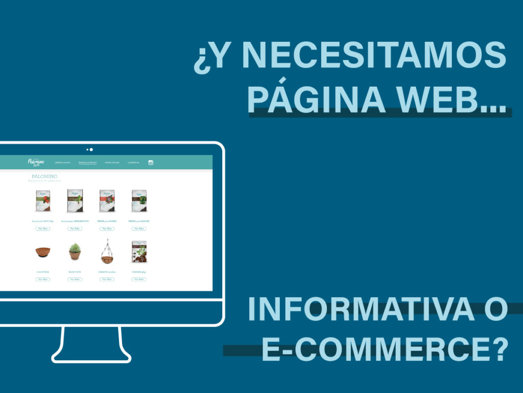 Página web ¿Informativa o E-commerce? - Senzafine